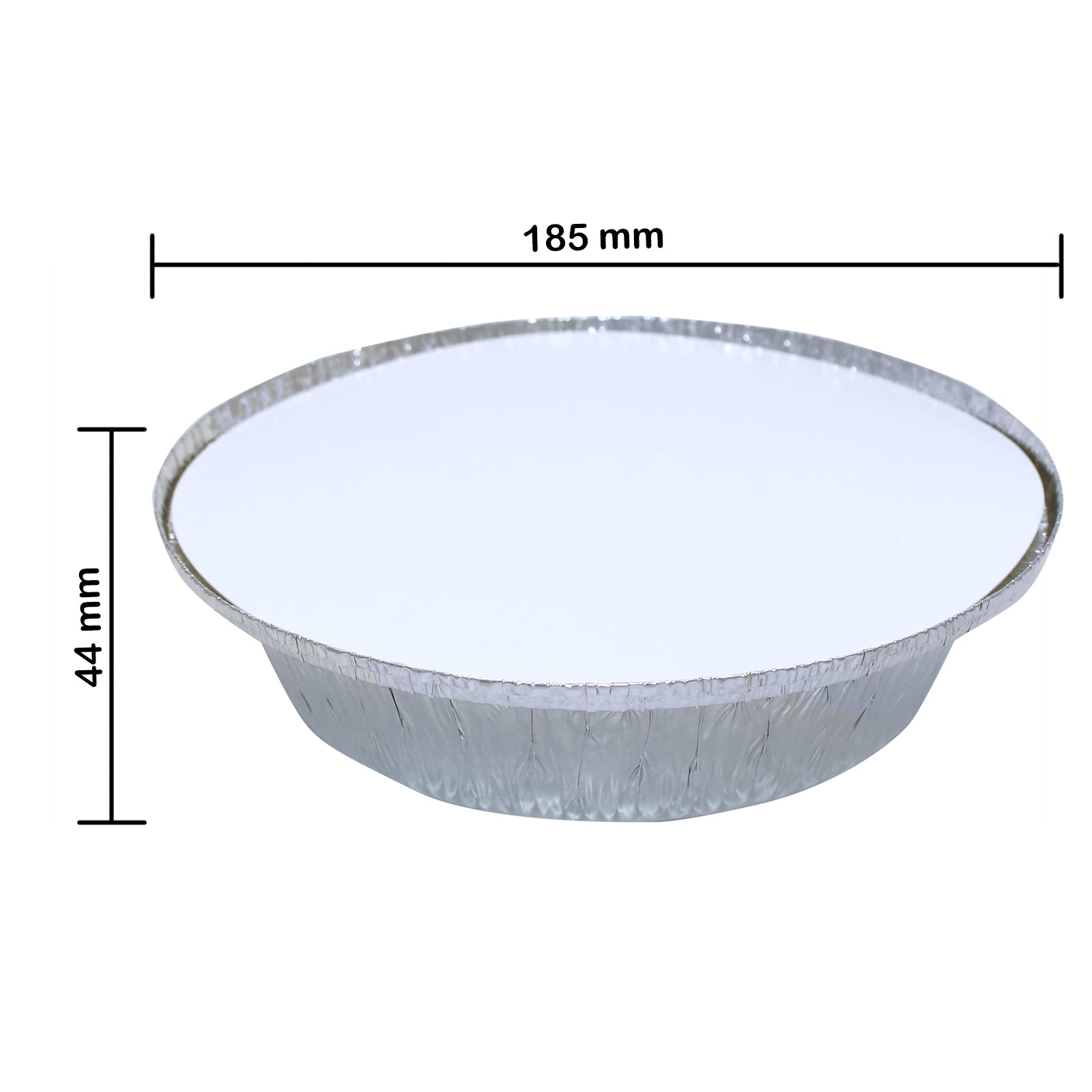 No. 12 Round Foil with Lids – Sunrise Packaging