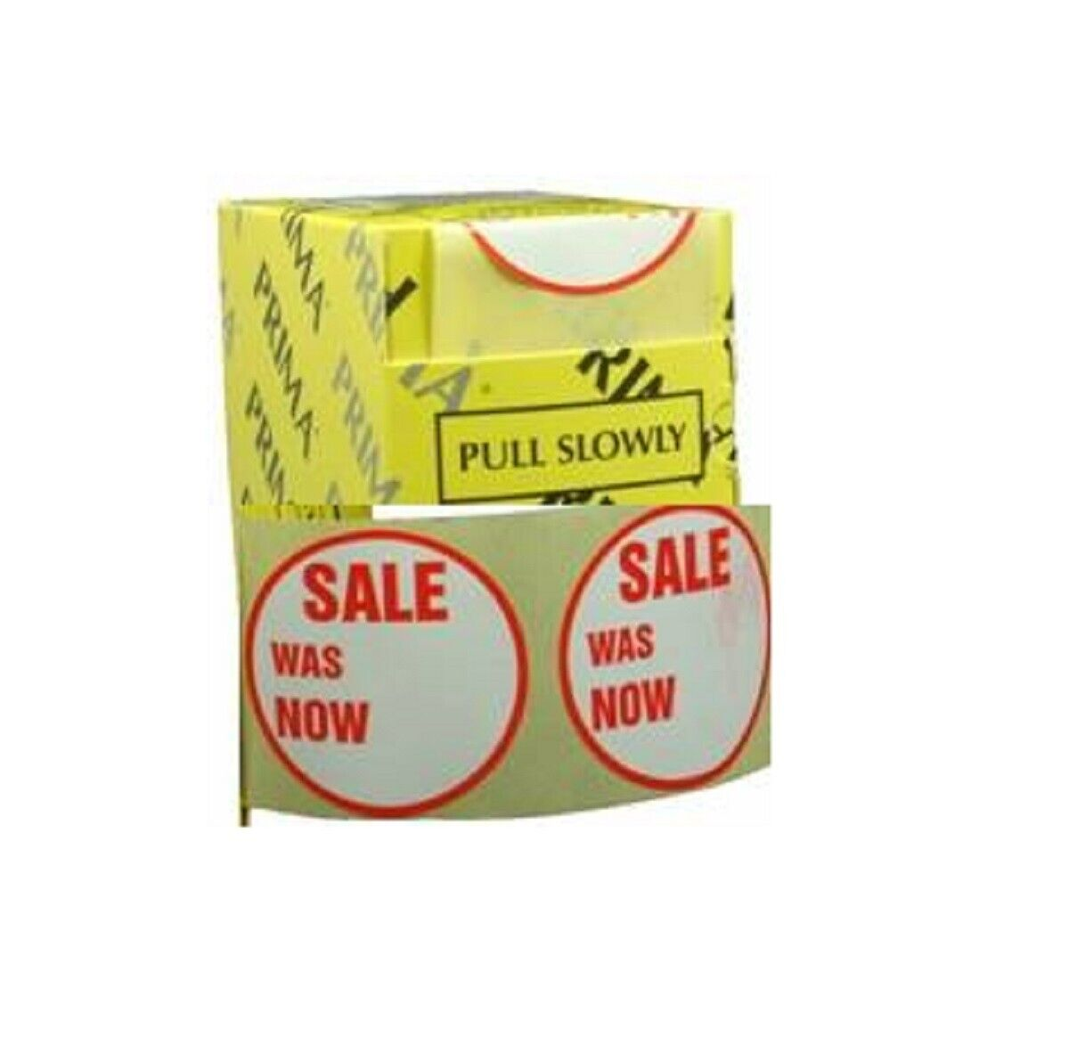 "SALE - WAS & NOW" Price Labels – Sunrise Packaging